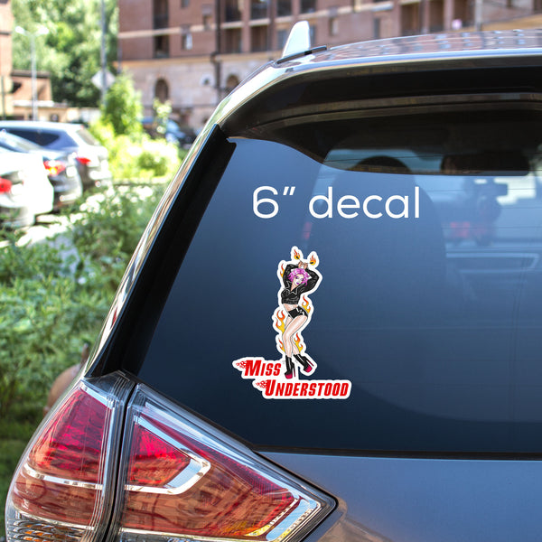 Miss Understood - Logo Decal – DragMerch.ca